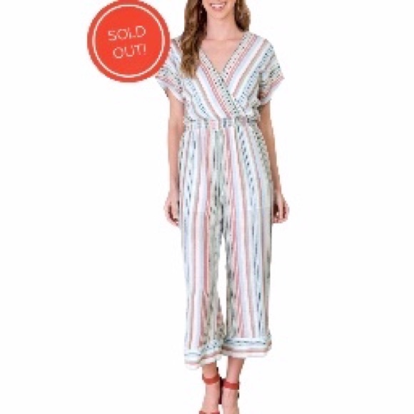 Francesca's Collections | Pants & Jumpsuits | Nora Textures Stripe ...